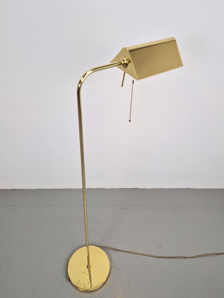 Bekijk Vintage Regency Leeslamp Messing Verstelbaar Vloerlamp '70 op ...