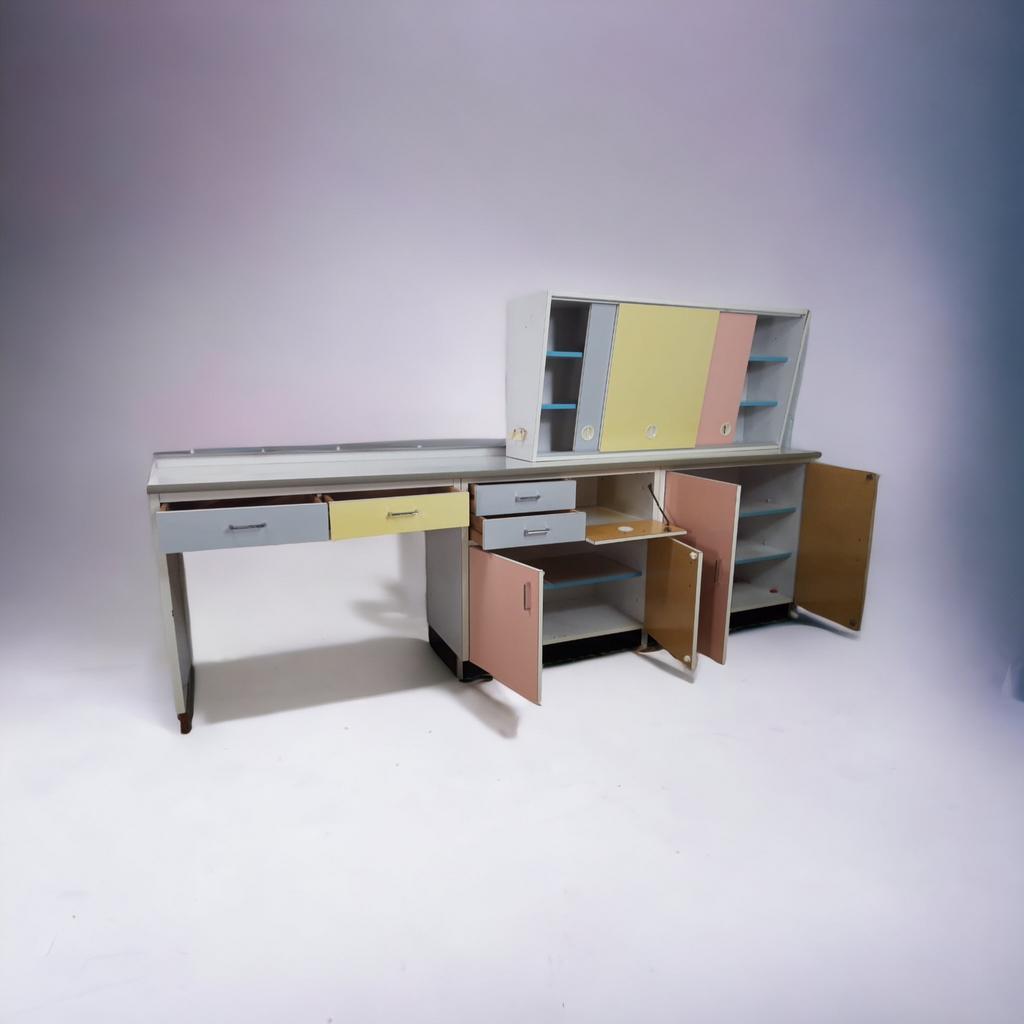 Bekijk Vintage Pastel Formica Keuken op Reliving