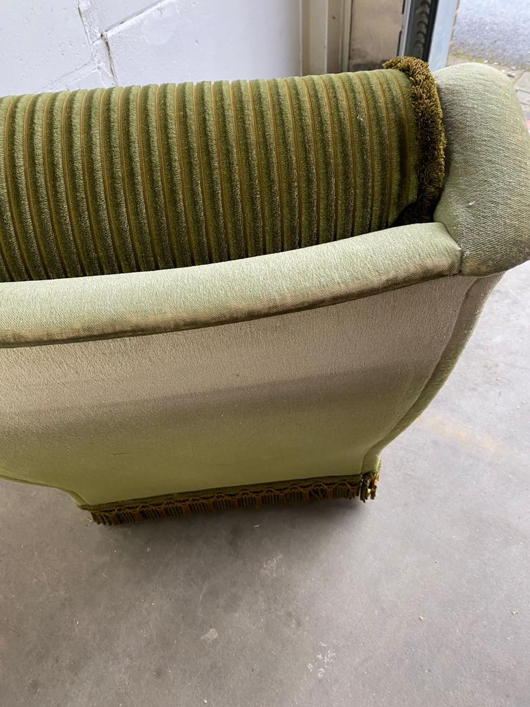 Bekijk Vintage Groene Eenzit / Fauteuil / Clubzetel op Reliving