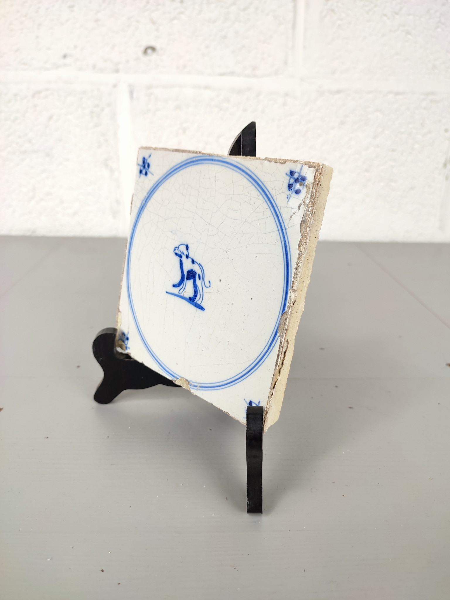 Klassiek Muurdecoratie Porselein Blue bij Reliving