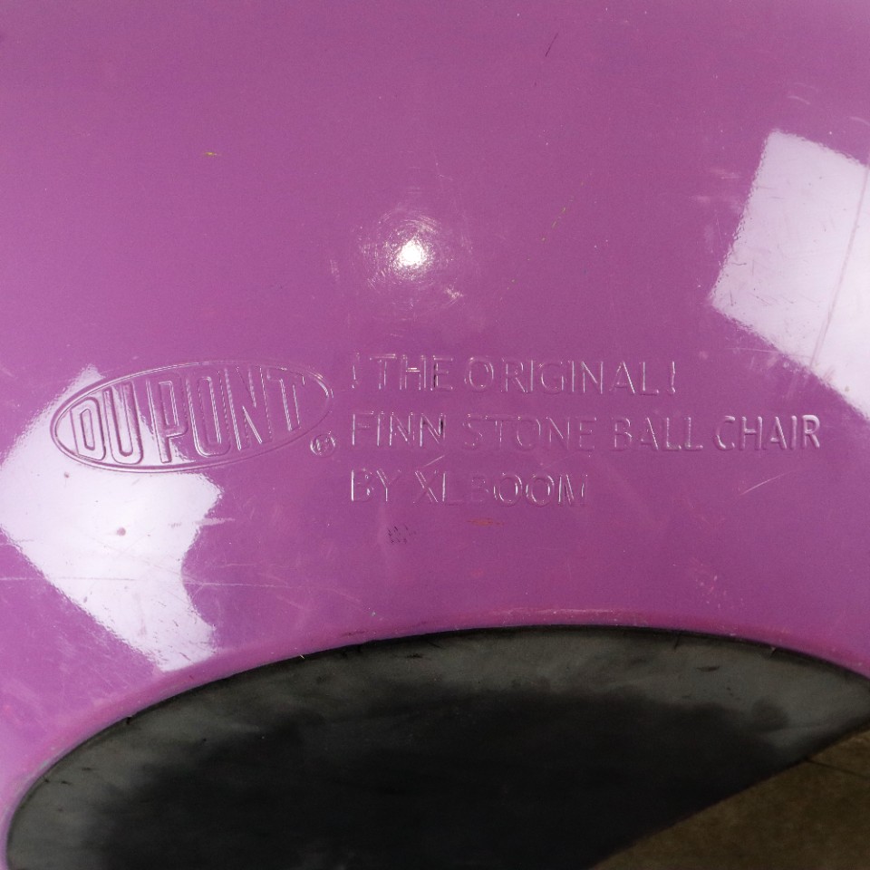 Bekijk Paarse Design Stoel Finn Stone The Original Ball Chair Xlboom ...