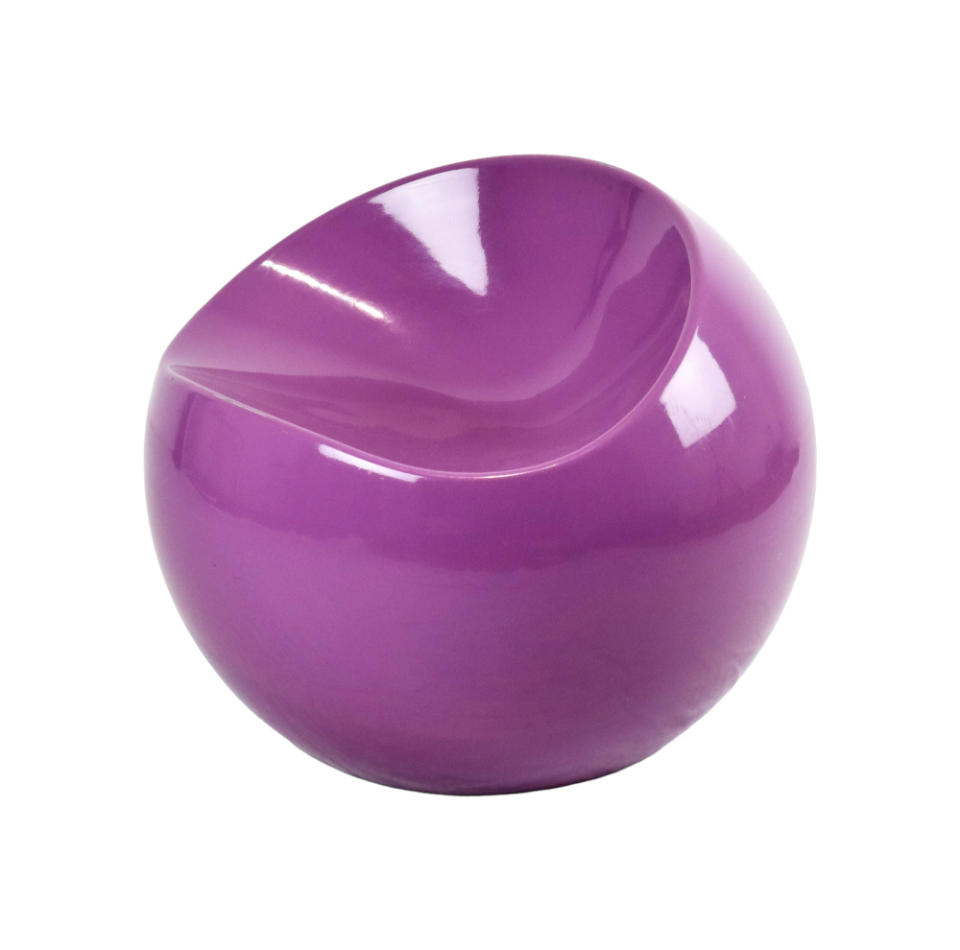Bekijk Paarse Design Stoel Finn Stone The Original Ball Chair Xlboom ...