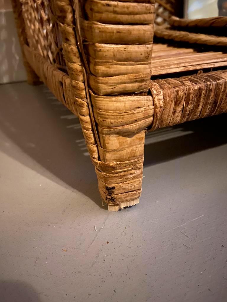 Bekijk Vintage Rotan Boogkast Kast Boekenkast Boho op Reliving