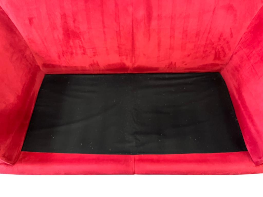 Vintage Overige banken Velours Red bij Reliving