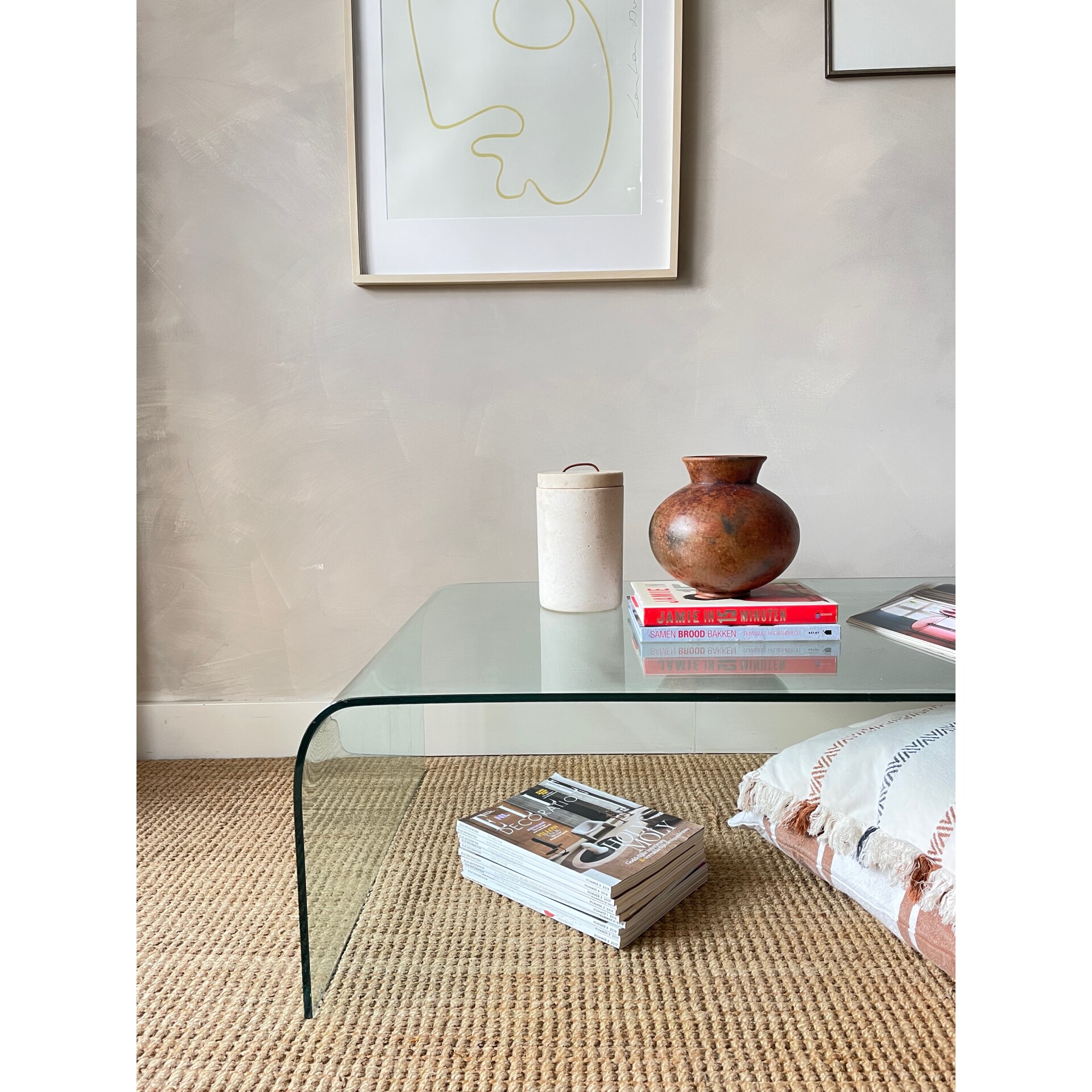 Bekijk Fiam Glazen Salontafel Ponte - Angelo Cortesi op Reliving