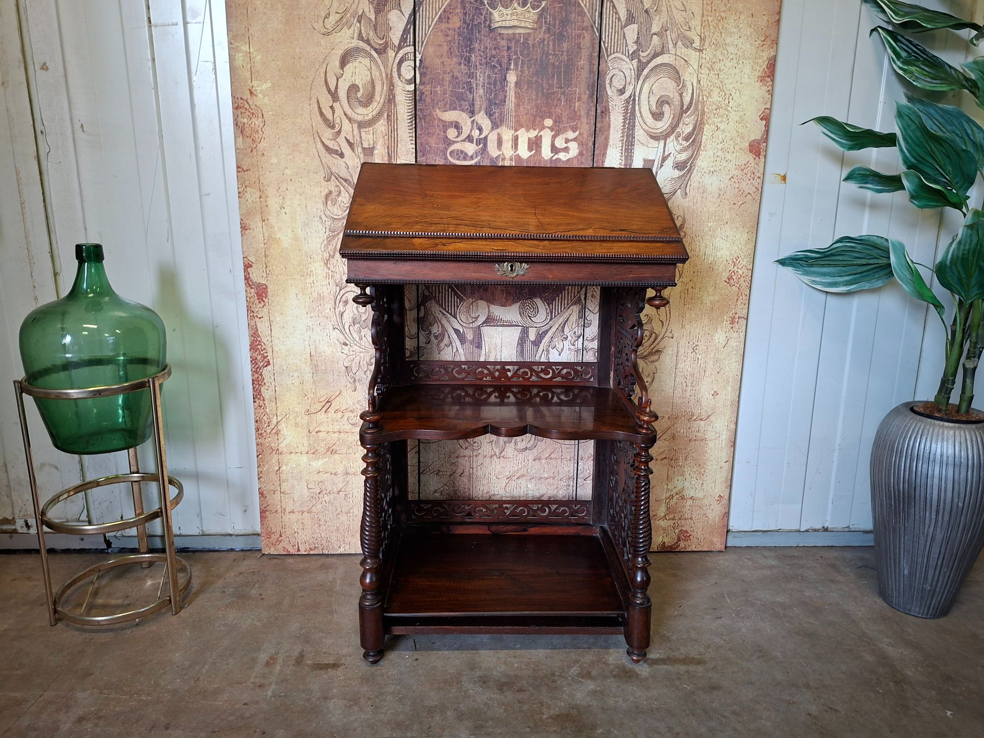 Secretaire Hout Brown bij Reliving