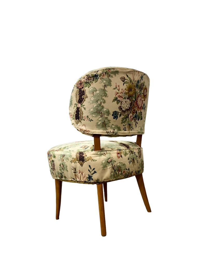 Bekijk Vintage Gebloemde Eenzit / Fauteuil / Zeteltje op Reliving