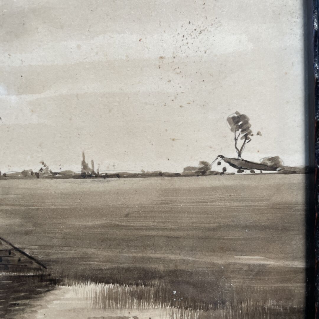 Bekijk Klein Schilderijtje Met Hollands Landschap op Reliving