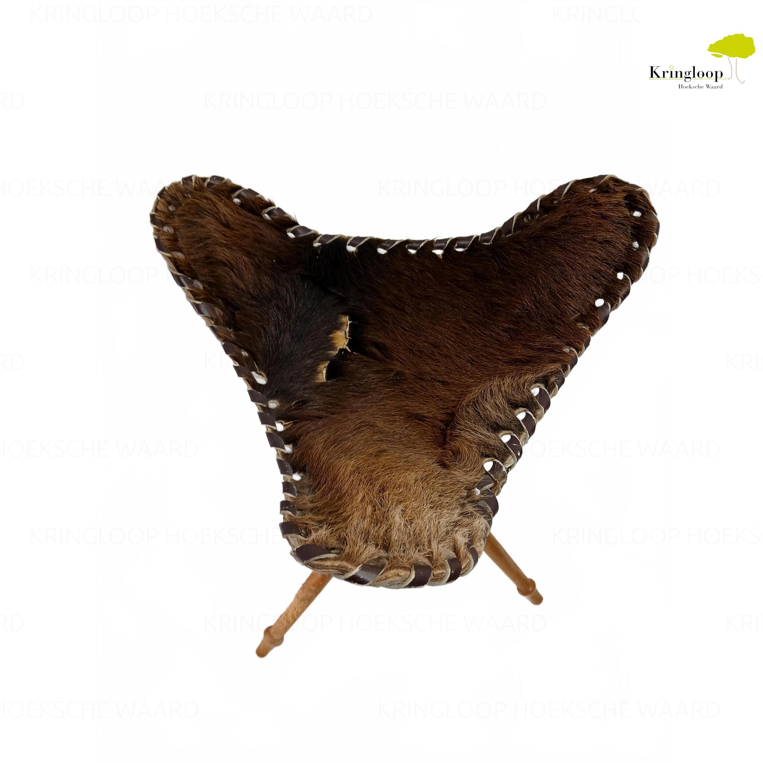 Kruk Leather Black bij Reliving