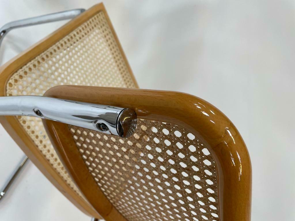 Bekijk Vintage Cesca Model Marcel Breuer Stoelen Set Van Vijf op Reliving
