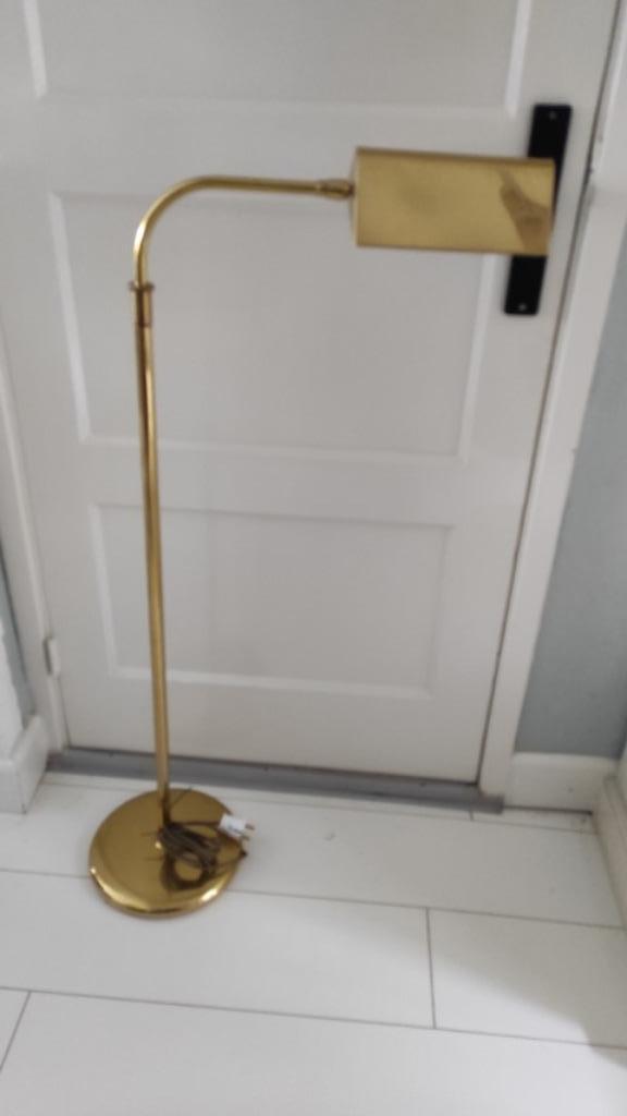 Bekijk Vintage Messing Vloerlamp Staande Lamp op Reliving 🤩