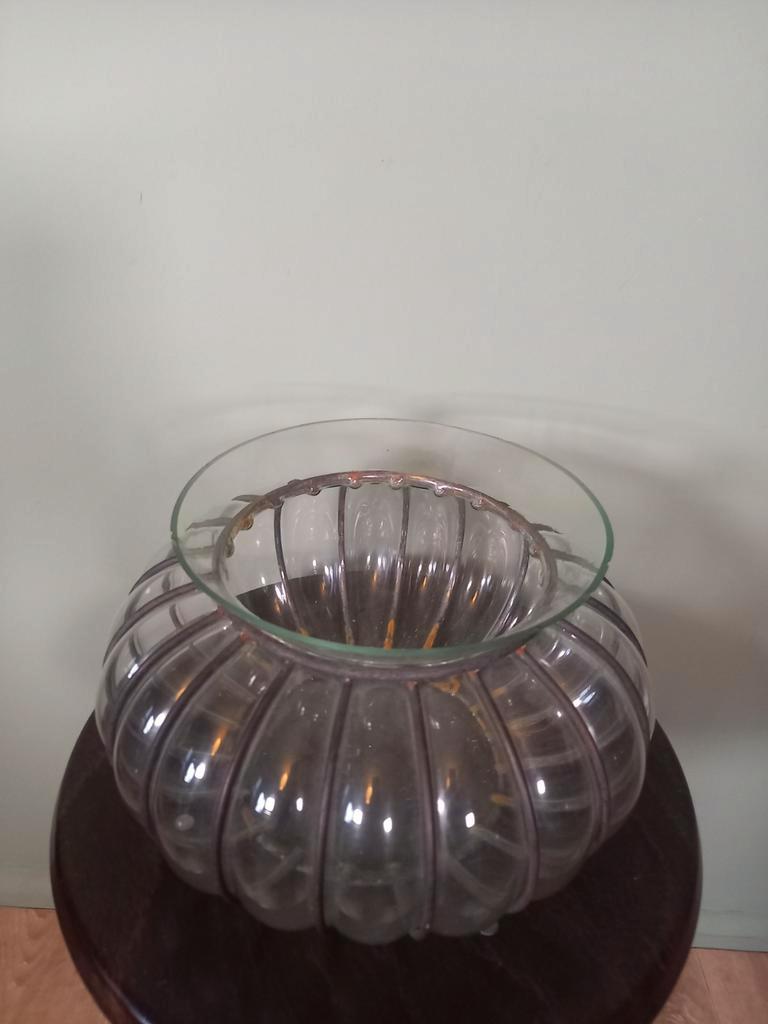 Bekijk Vintage Vaas Caged Glass, Windlicht op Reliving