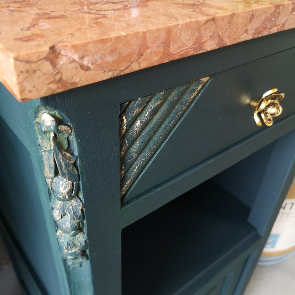 Bekijk Kastje - Marmer Blad Oranje op Reliving