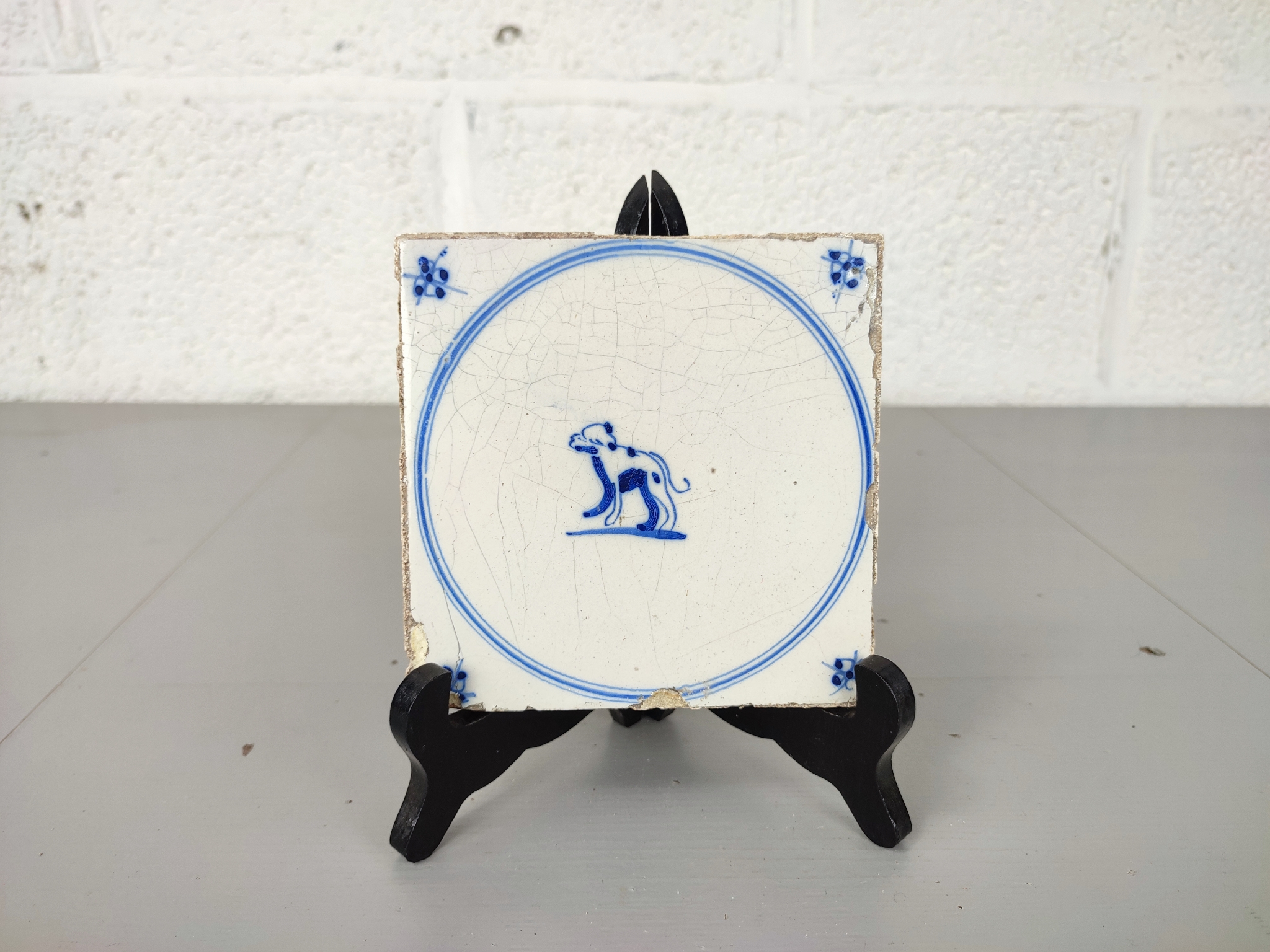 Klassiek Muurdecoratie Porselein Blue bij Reliving