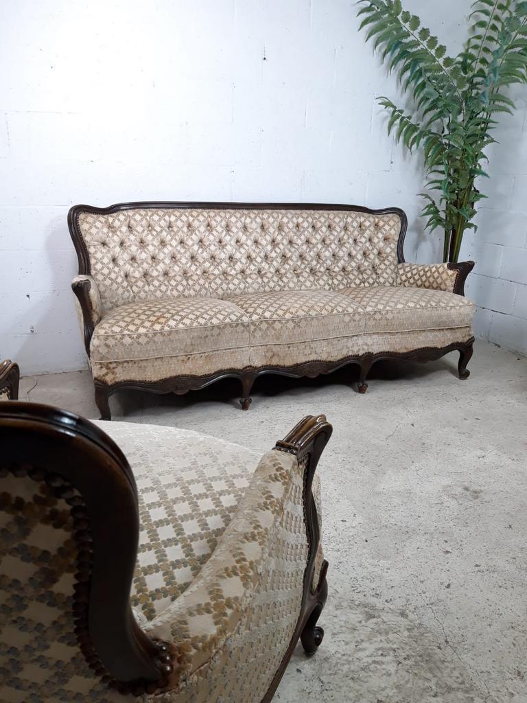 Bekijk Vintage Barok Zetel / Bank / Couch op Reliving