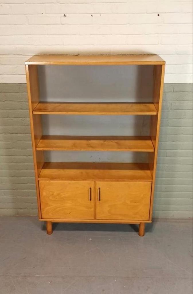 Bekijk Vintage Design Highboard Boekenkast Kastje, Everest op Reliving 🤩