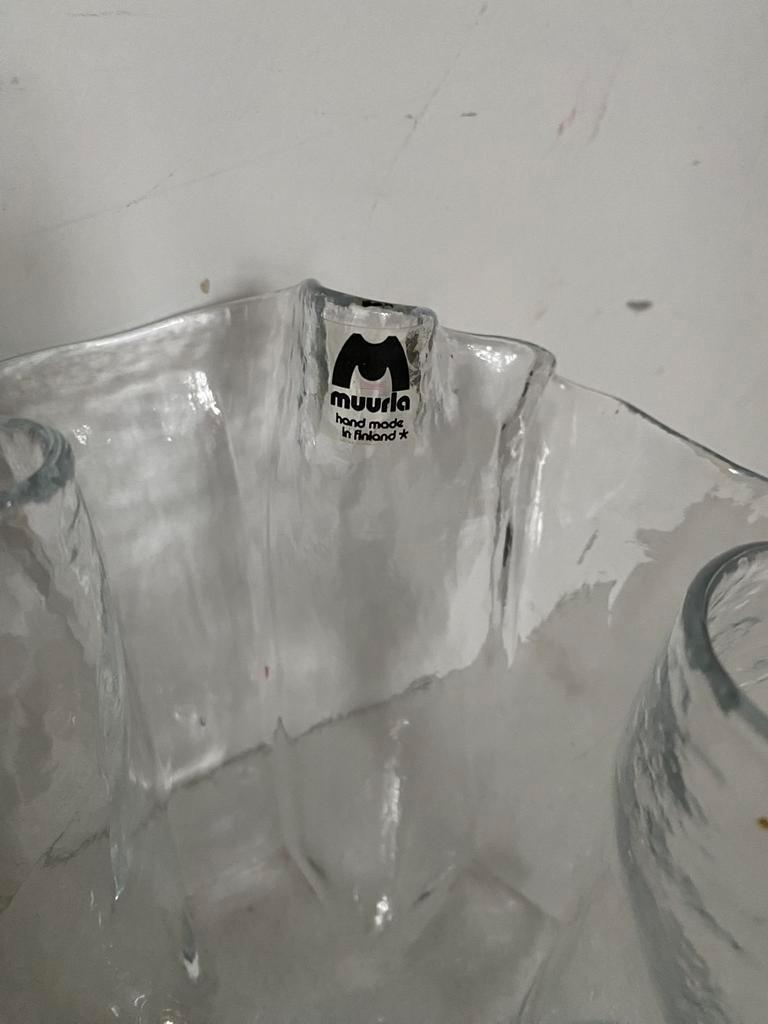Bekijk Muurla Finland Glazen Design Vaas , Jaren 80 op Reliving 🤩
