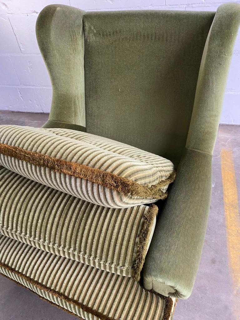 Bekijk Vintage Groene Eenzit / Fauteuil / Clubzetel op Reliving