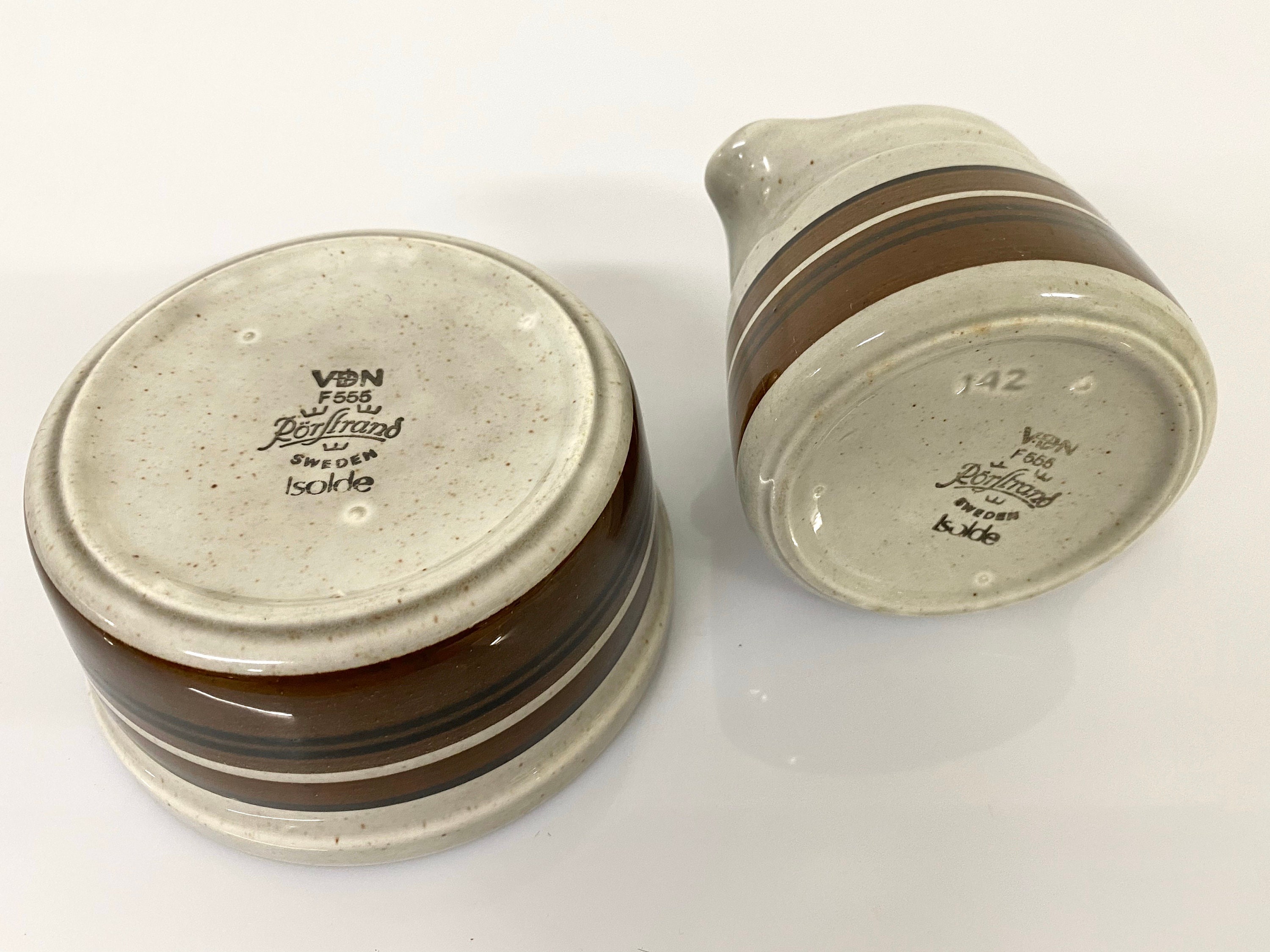 Bekijk Vintage Rorstrand - Isolde Melk En Suiker Set op Reliving