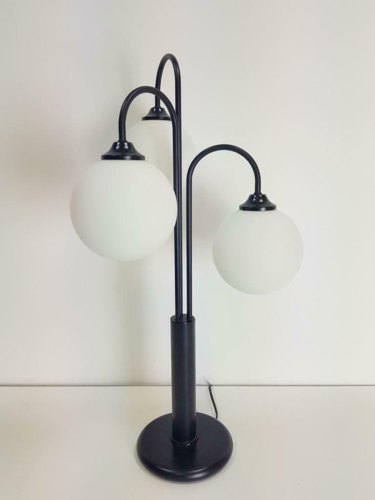 Bekijk Vintage Bollen Bol Tafellamp Metaal Lamp Art Deco Eclectic op ...