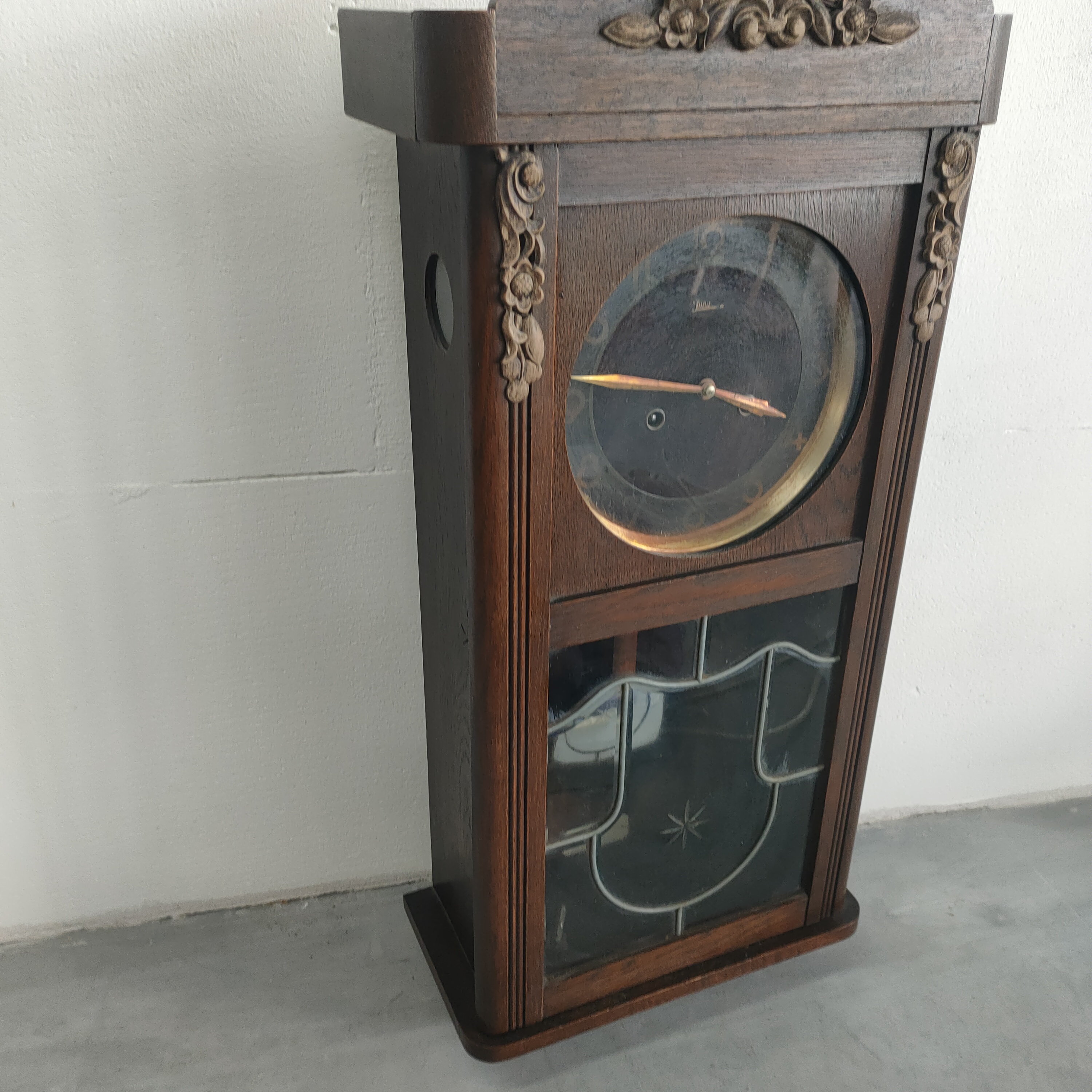 Klok Metal Brown bij Reliving