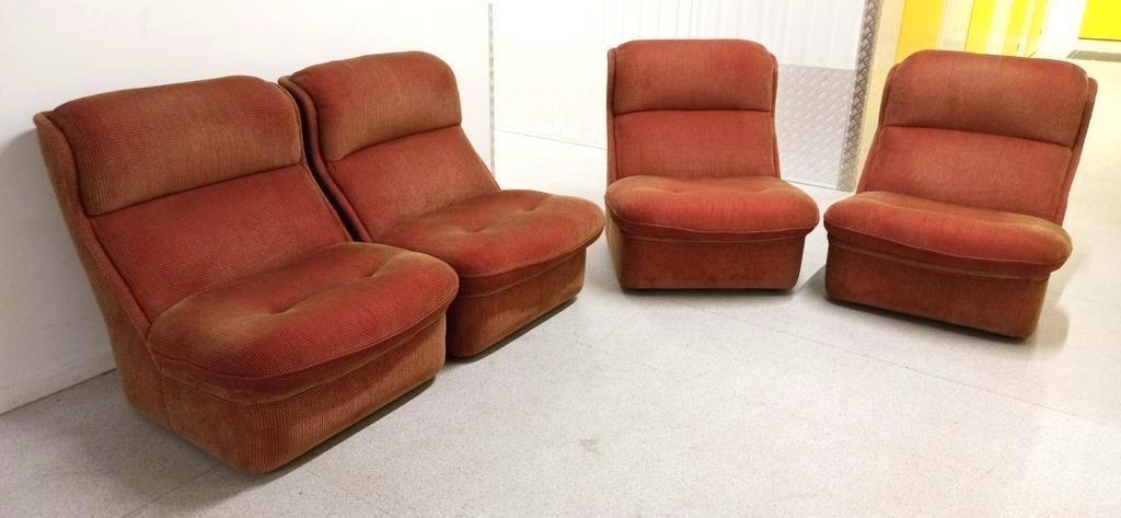 Bekijk Vintage Space Age Design Modulair Sofa Set Fauteuils op Reliving