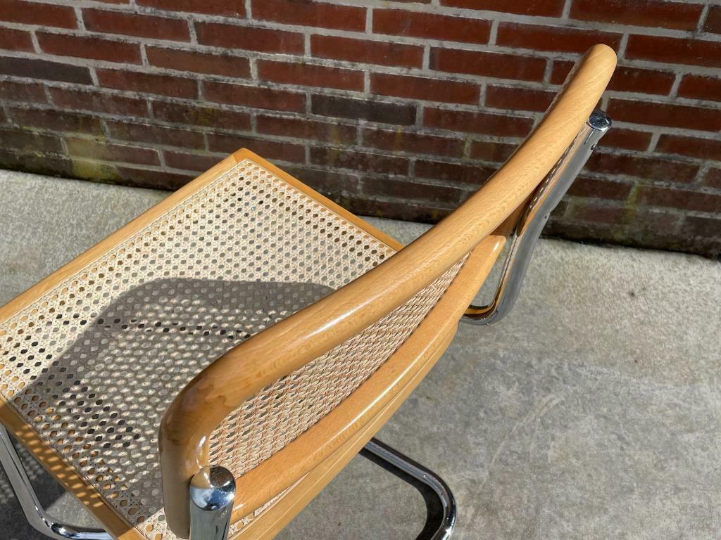 Bekijk Vintage Cesca Model Marcel Breuer Stoelen Set Van Vijf op Reliving
