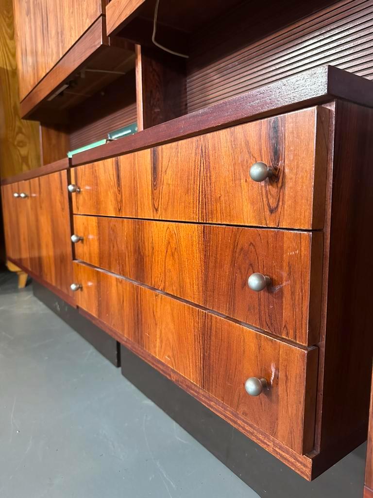 Bekijk Palissander Vintage Wandkast Kast (W) op Reliving