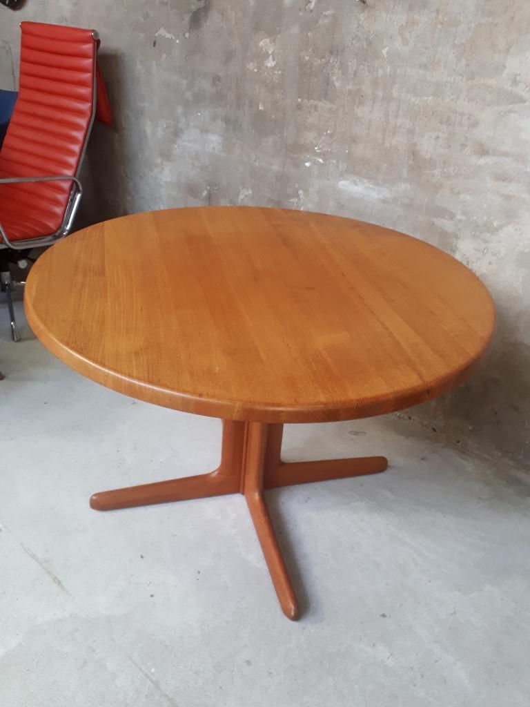 Bekijk Deense Vintage Ronde Tafel Teakhouten Eettafel Moller Stijl op ...