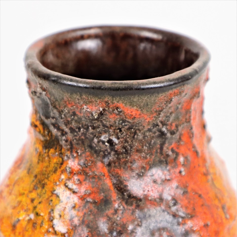 Bekijk Coole Vintage Fat Lava Vaas West Germany Carstens 0015-20 op ...