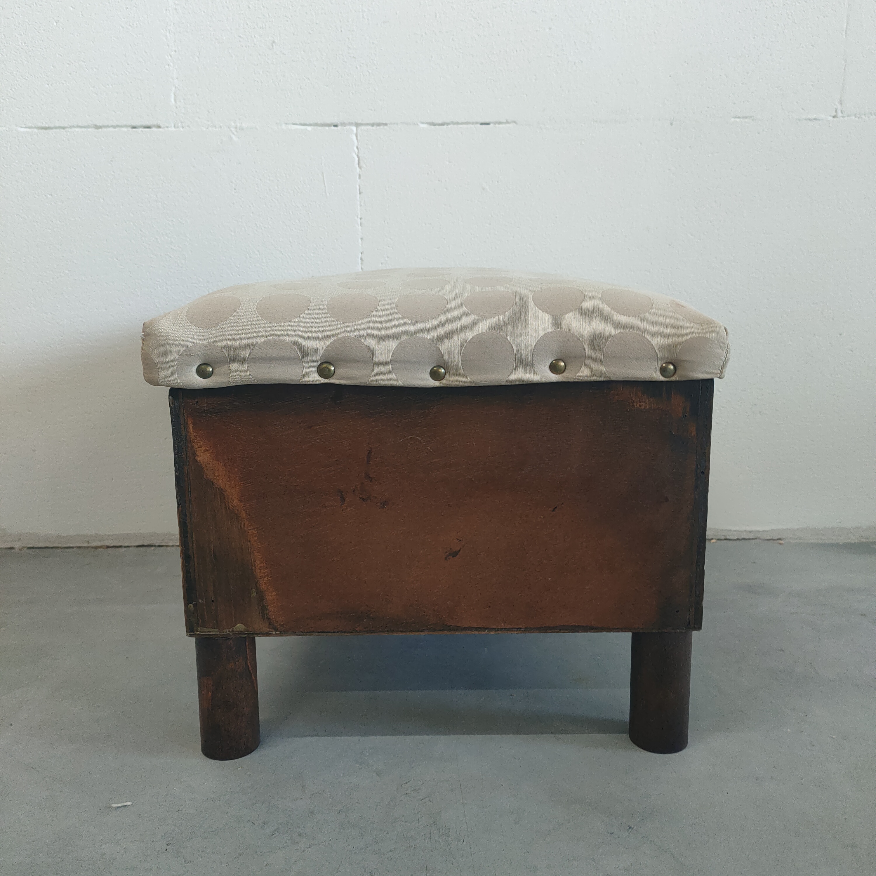 Poef Textile Brown bij Reliving