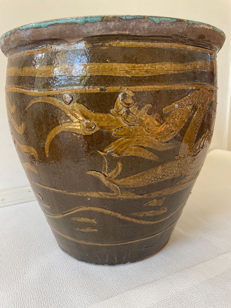 Bekijk Antieke Chinese Cachepot. 1000 Jaar Eieren Pot. Chinese Pot ...