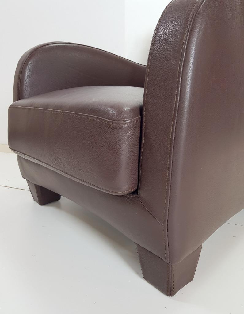 Bekijk Fauteuil Musa Design Leer Modern Lounge Chair Leder Italië op ...