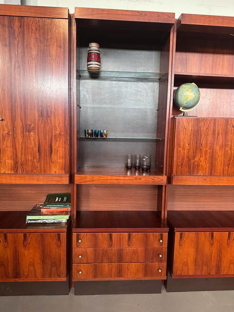 Bekijk Palissander Vintage Wandkast Kast (W) op Reliving