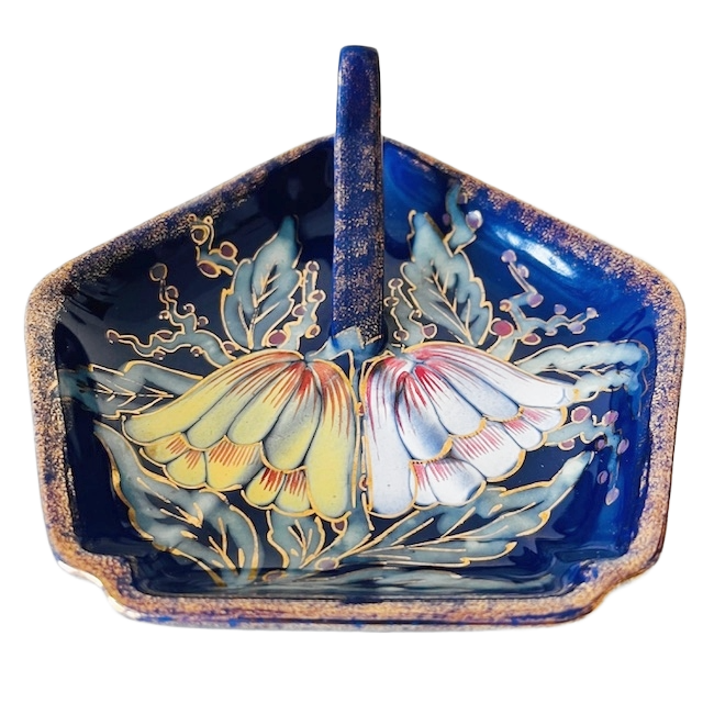 Hollywood Regency Regina Schalen Ceramics Blue bij Reliving