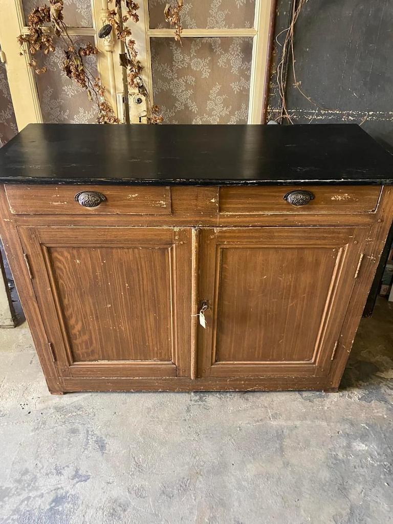 Bekijk Franse Boeren Keukenkast. Kast. Originele, Vintage Staat. op ...