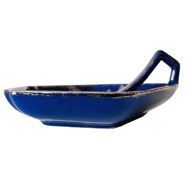 Hollywood Regency Regina Schalen Ceramics Blue bij Reliving