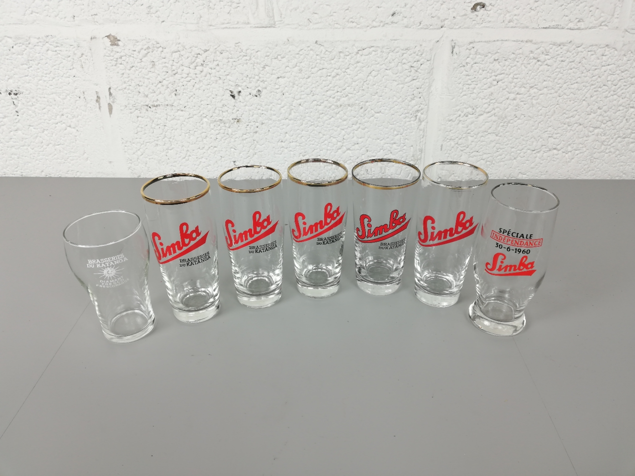 Bekijk 6 Simba Bierglazen Uit Congo op Reliving 🤩