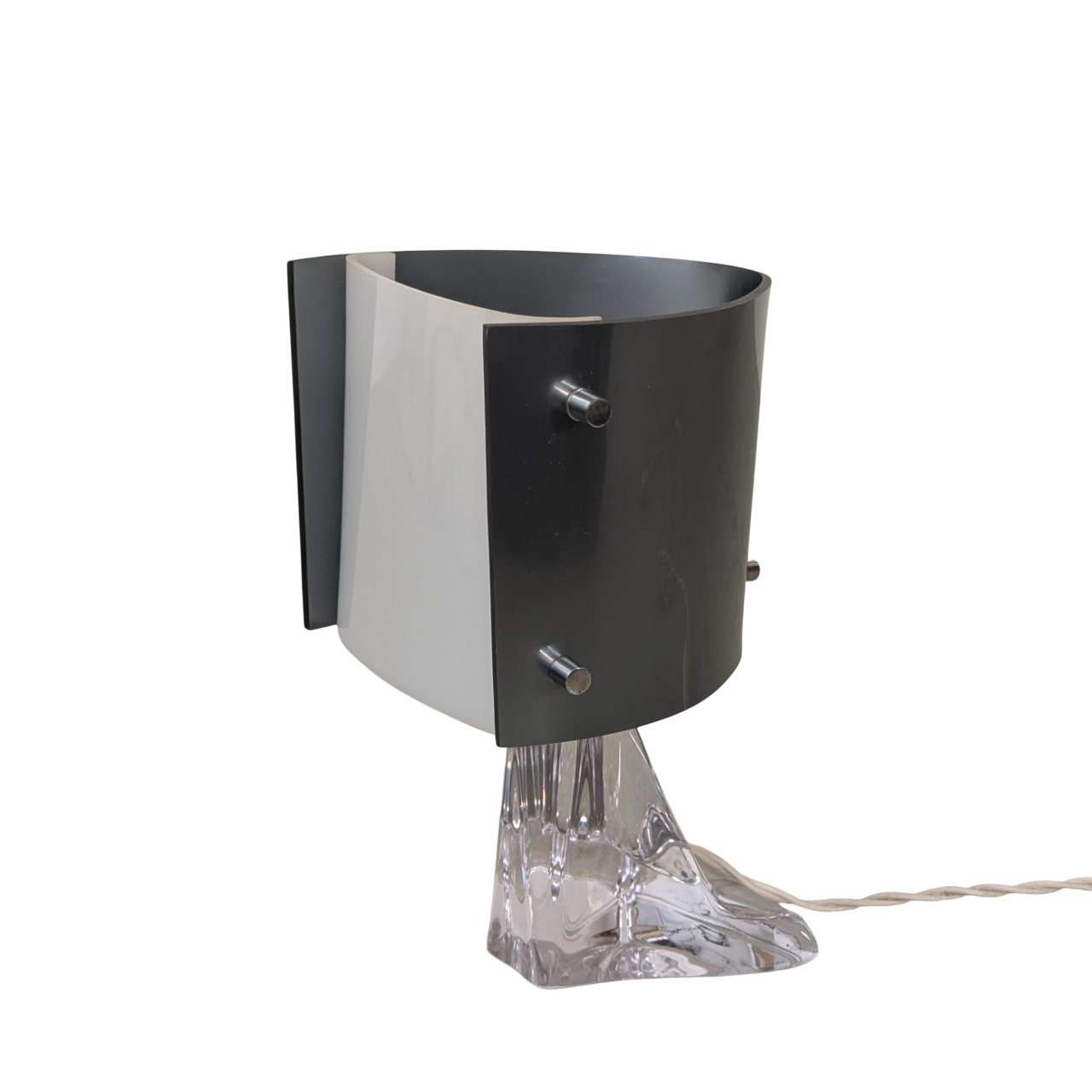 Mid-Century Tafellamp Kristal Multicolored bij Reliving