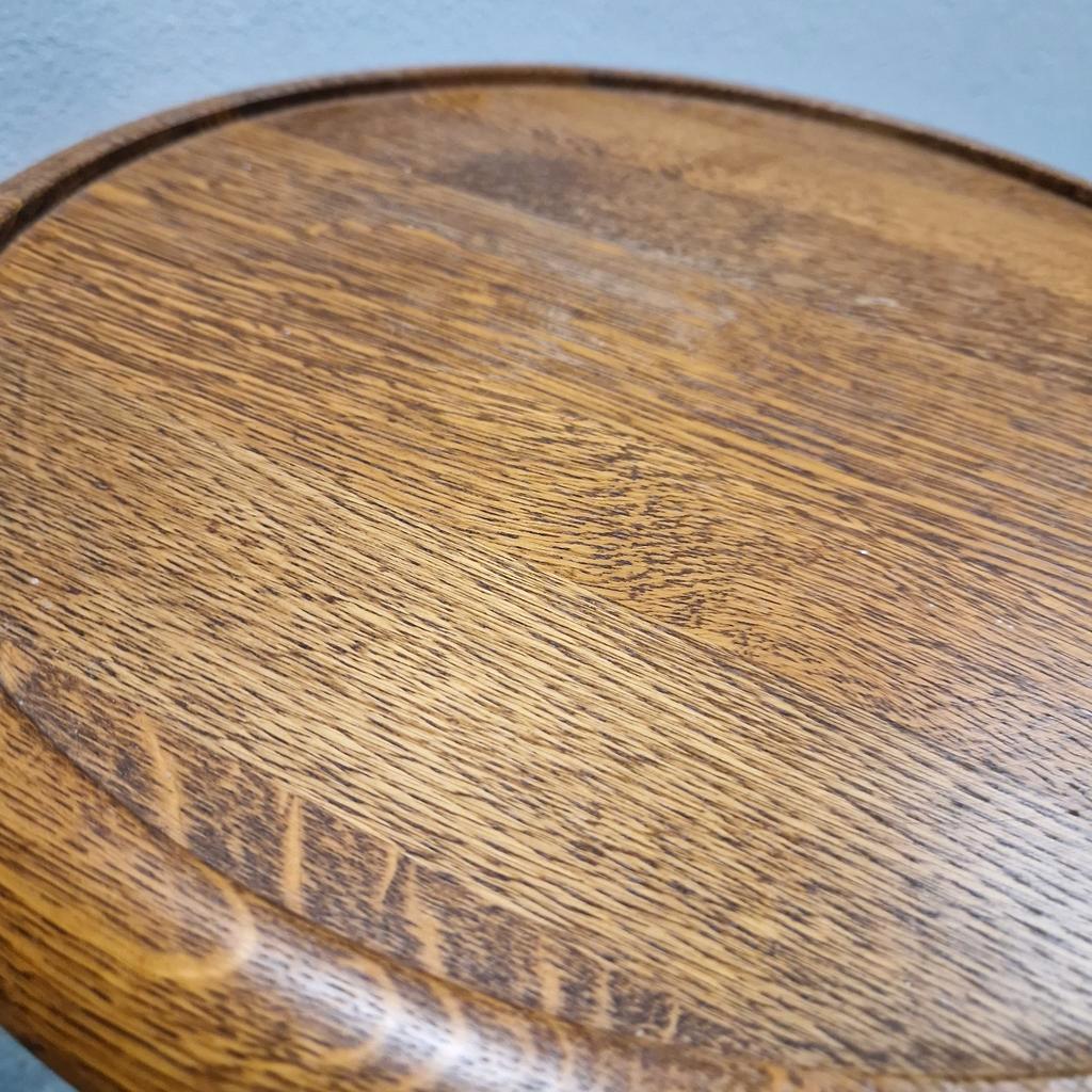 Vintage Bijzettafel Oak Brown bij Reliving