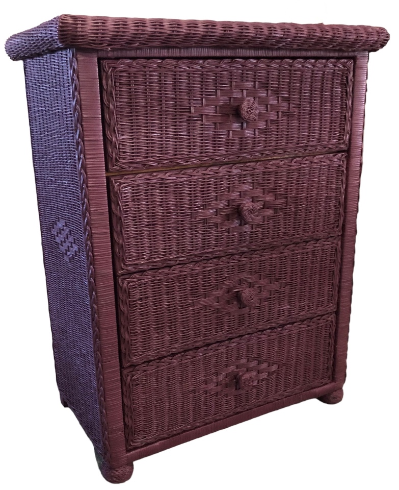 Bekijk Rotan Ladekast, Rieten Kast, Rotan Kast Restyled op Reliving
