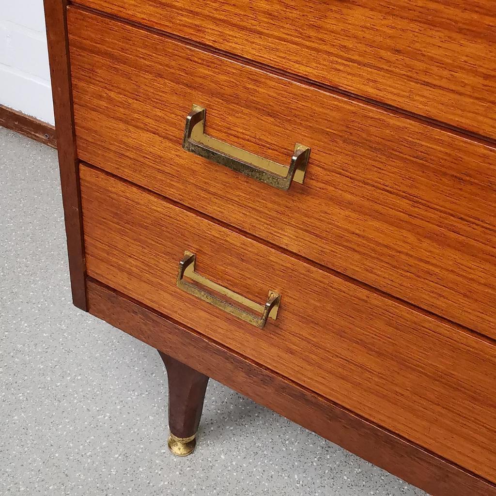 Bekijk Vintage Kast Wandkast Ladenkast Gangkast Ladekast Tv Meubel op ...