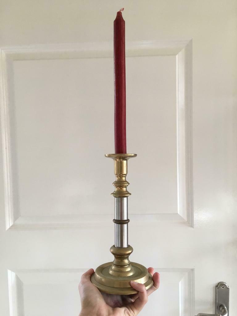 Bekijk Set Van 2 Kandelaren Vintage Caravell Design op Reliving