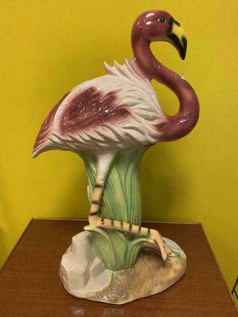 Bekijk Hollywood Regency Flamingo Beeld op Reliving