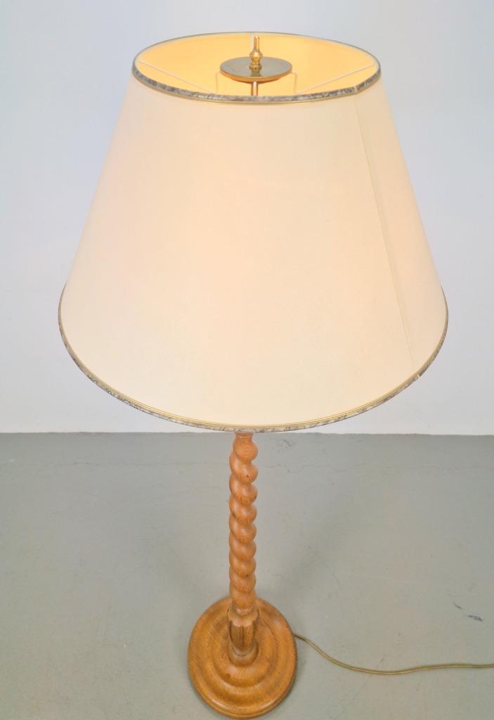 Bekijk Vintage Turn Vloerlamp Hout ’60 Spindel Mid Century Japandi op ...