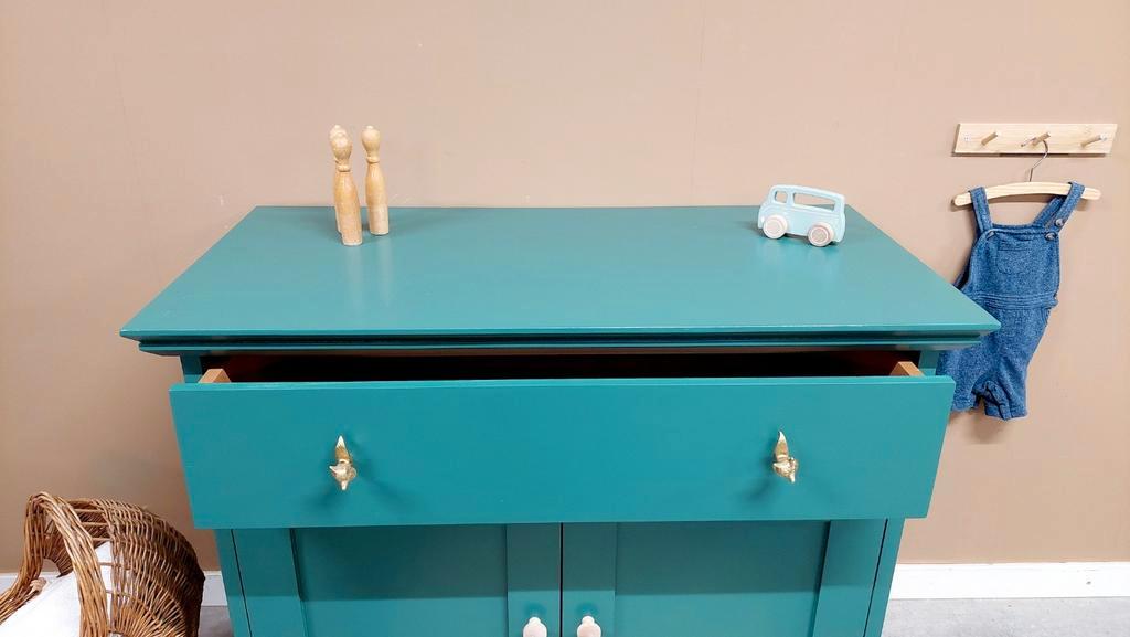 Bekijk Commode Met Lades Zeegroen op Reliving