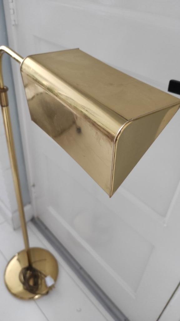 Bekijk Vintage Messing Vloerlamp Staande Lamp op Reliving 🤩