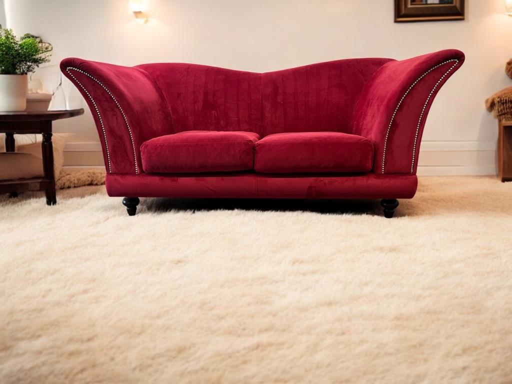 Vintage Overige banken Velours Red bij Reliving