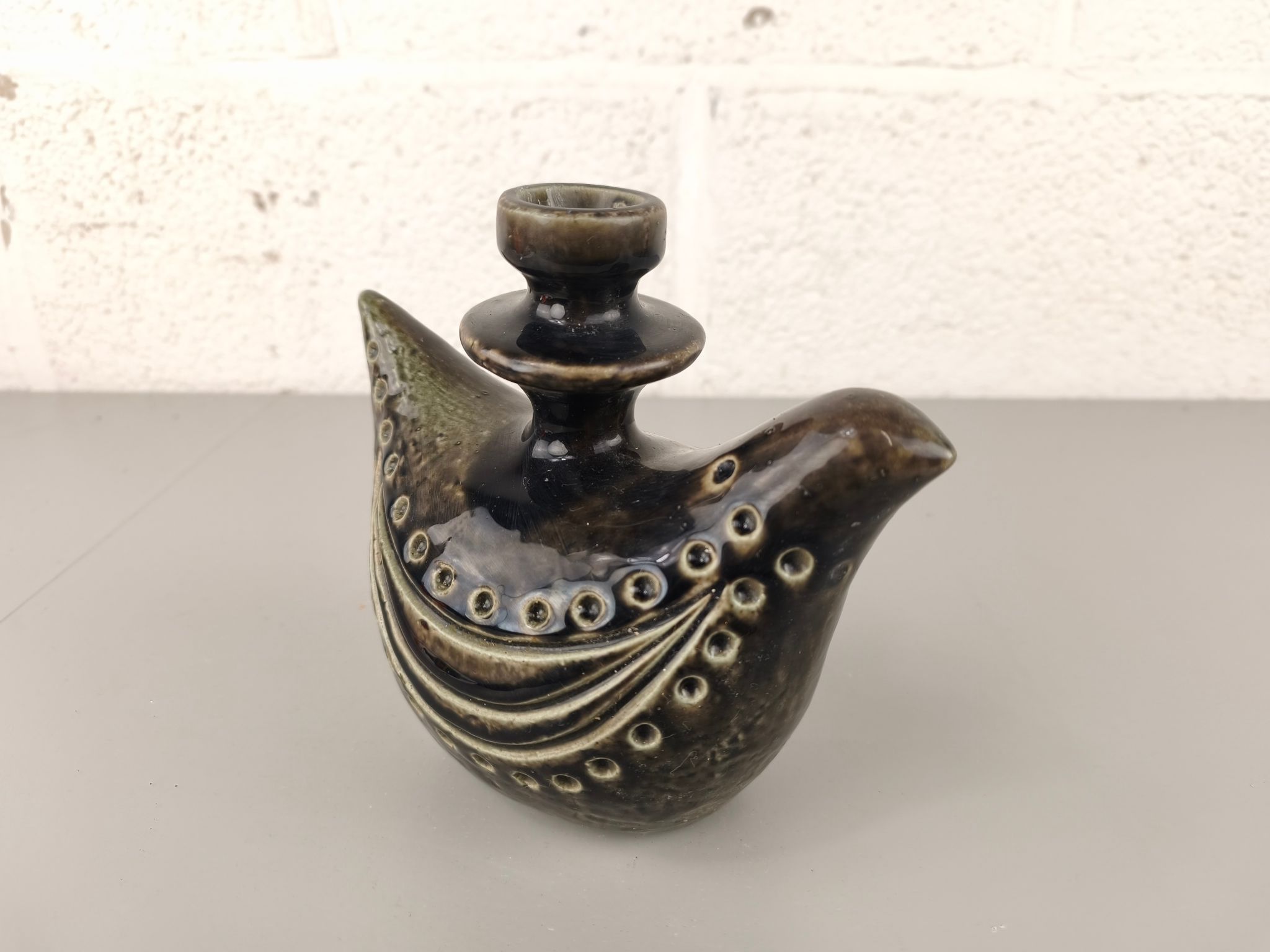 Kandelaar Aardewerk Anthracite bij Reliving