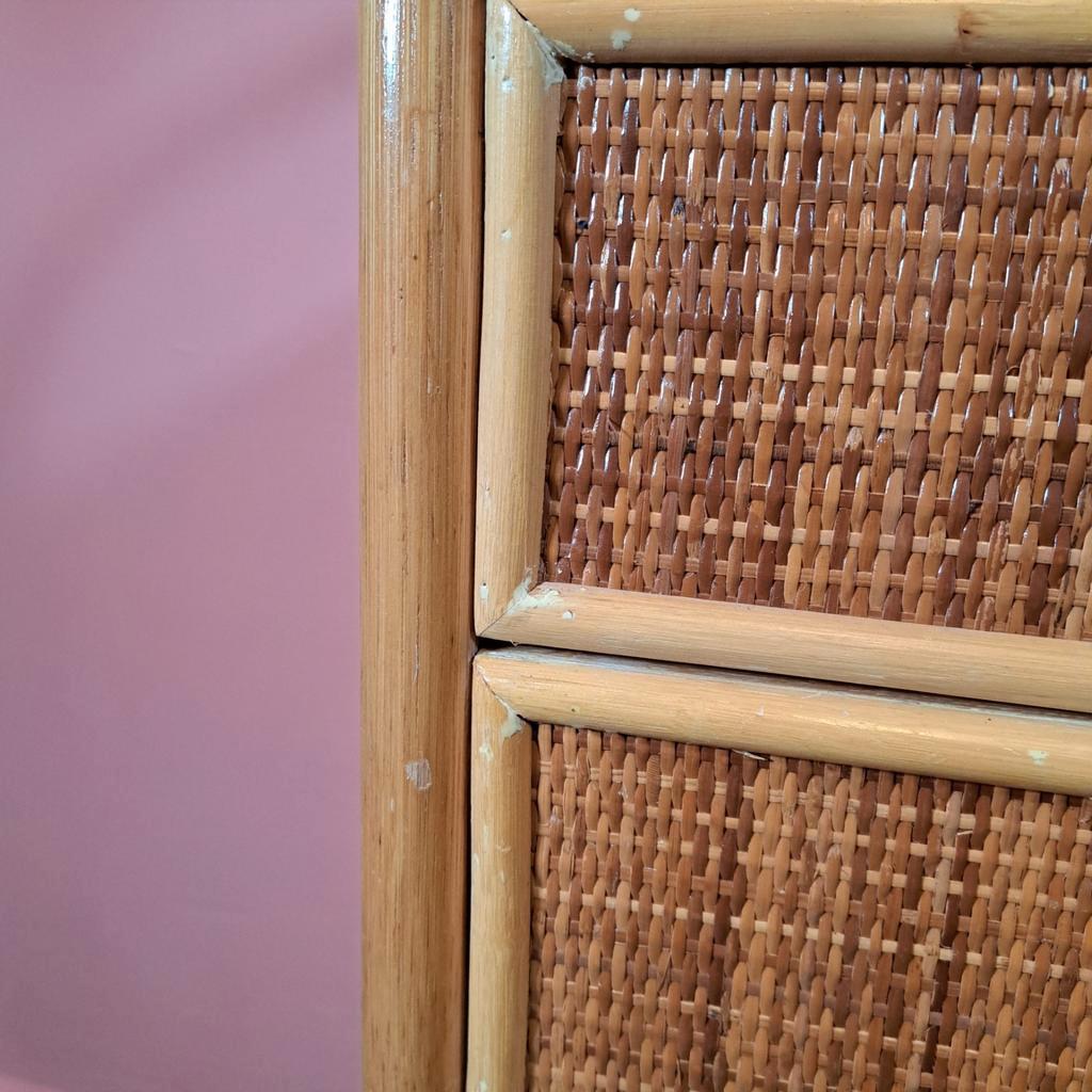 Bekijk Rotan Boho Kast Vintage 5 Laden op Reliving 🤩